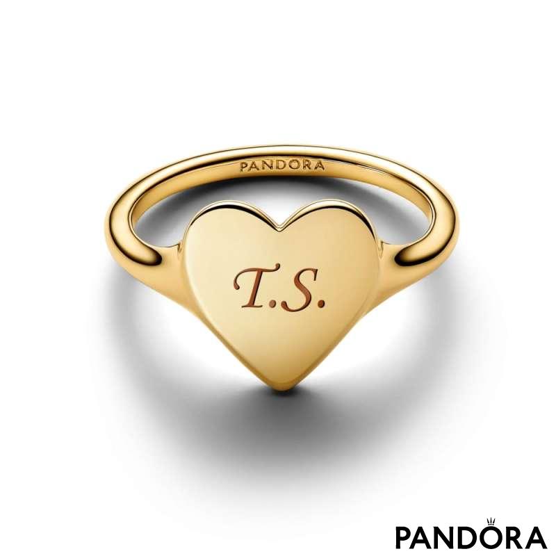 Inel cu inimă și opțiune de gravare | Site-ul oficial al bijuteriilor ...