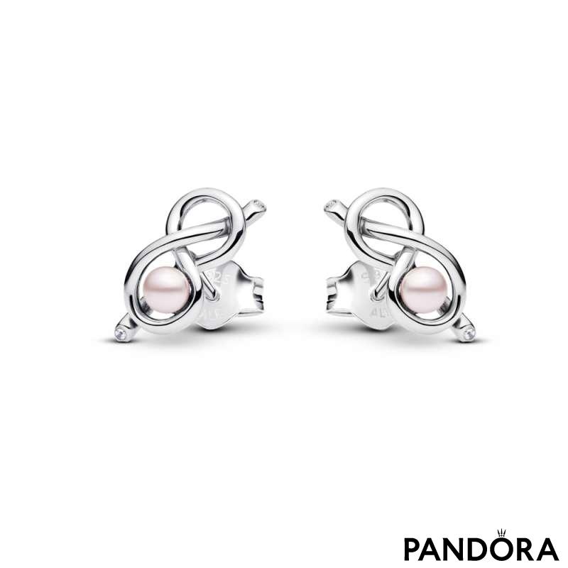 Cercei cu șurub cu nodul infinitului | Site-ul oficial al bijuteriilor ...