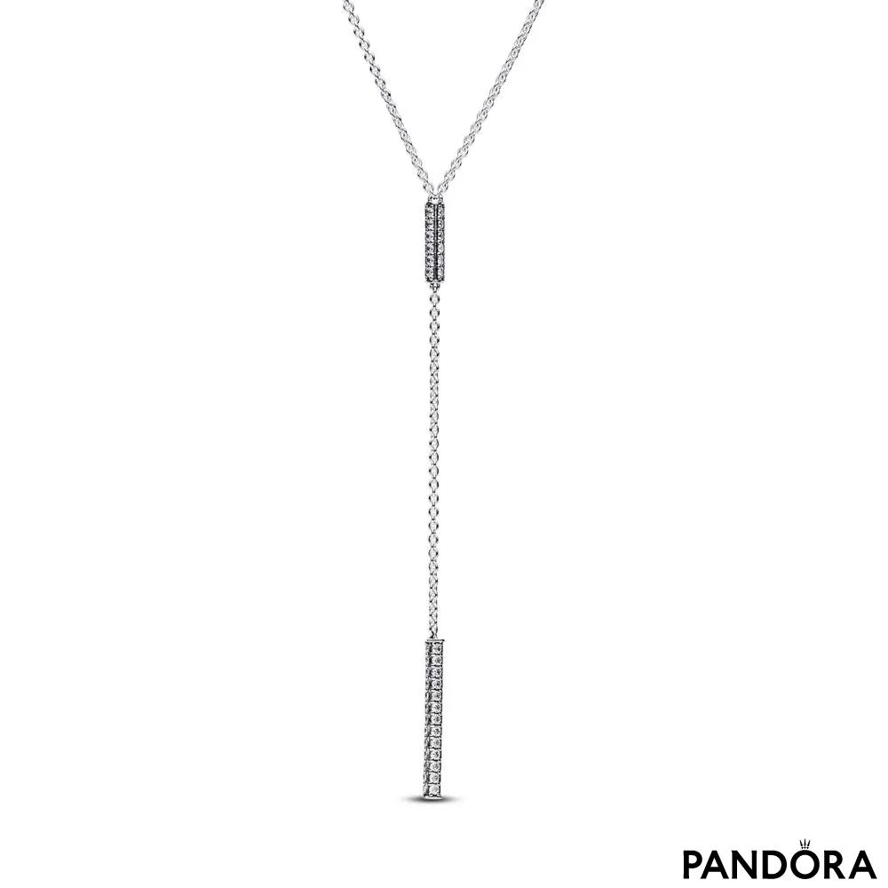 Colier Pandora Timeless cu prismă pavé | Site-ul oficial al ...