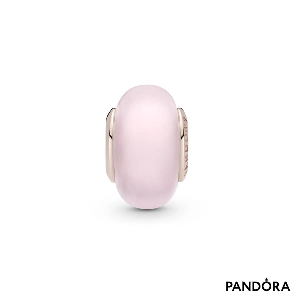 Talisman din sticlă de Murano roz mat | Site-ul oficial al bijuteriilor ...