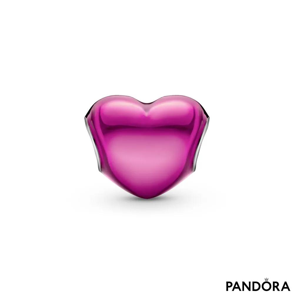 Talisman cu Inimă metalică roz | Site-ul oficial al bijuteriilor ...